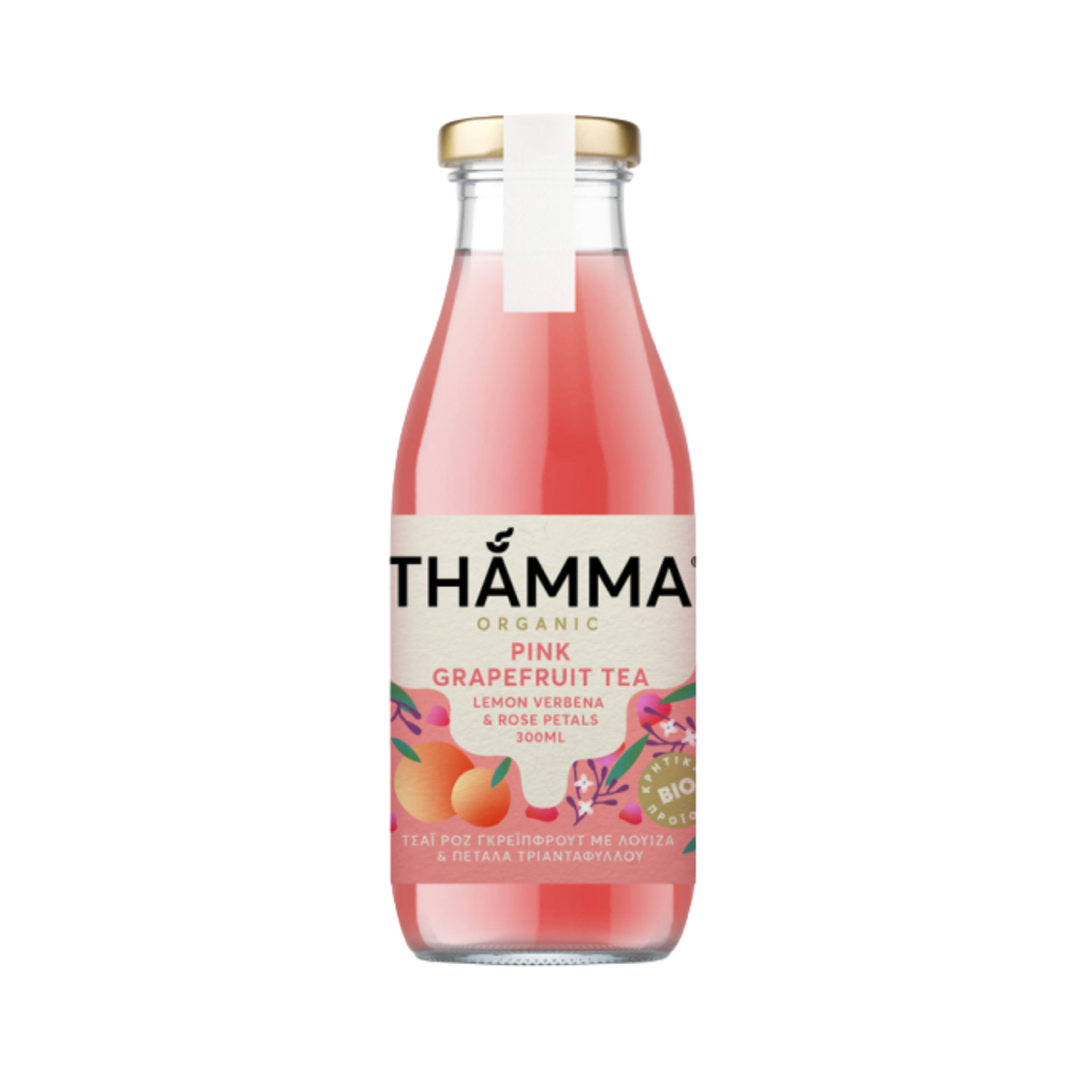 Organic Iced Pink Grapefruit Tea (Sold by the Case - 12 Bottle Minimum ...