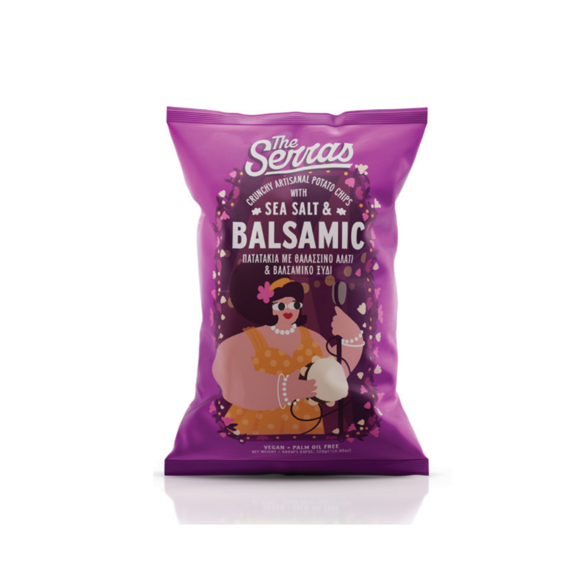 The Serras Aegean Sea Salt & Balsamic Vinegar Chips (Sold by the Case ...